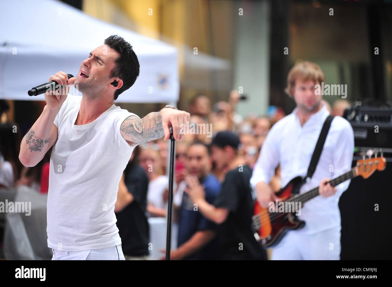 USA. Adam Levine on stage for NBC Today Show Summer Concert Series with ...