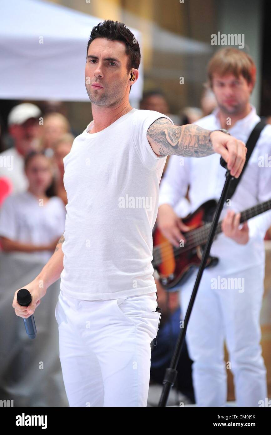 USA. Adam Levine on stage for NBC Today Show Summer Concert Series with ...