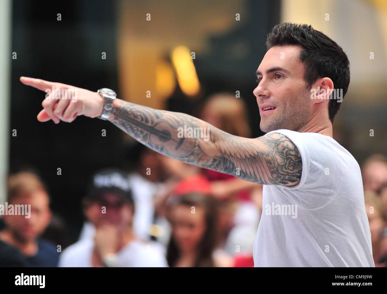 USA. Adam Levine on stage for NBC Today Show Summer Concert Series with ...
