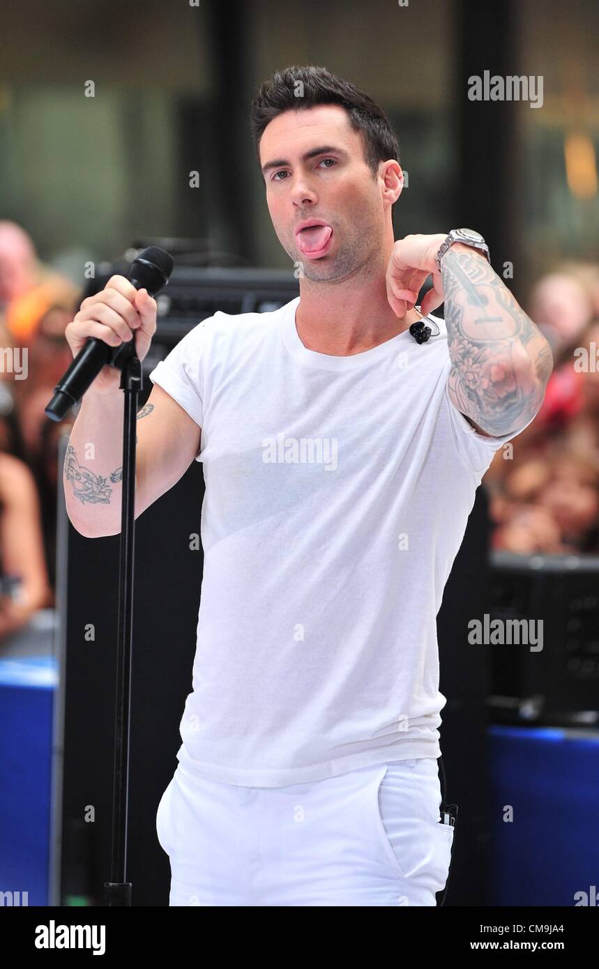 USA. Adam Levine on stage for NBC Today Show Summer Concert Series with ...