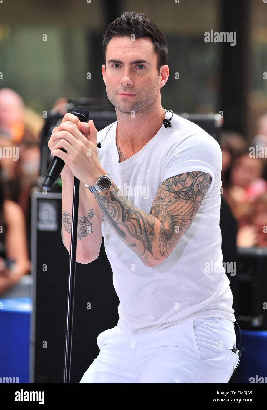USA. Adam Levine on stage for NBC Today Show Summer Concert Series with ...