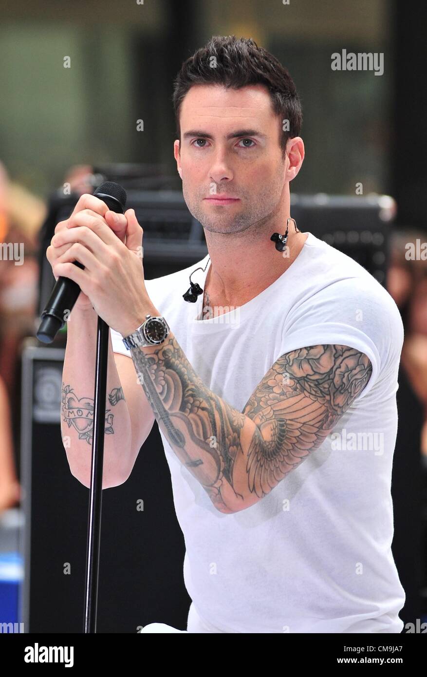 USA. Adam Levine on stage for NBC Today Show Summer Concert Series with ...