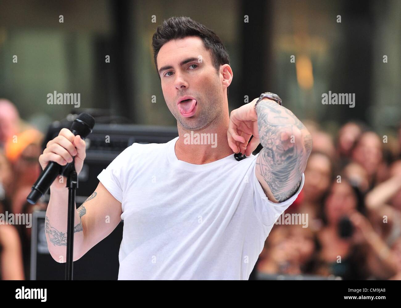 USA. Adam Levine on stage for NBC Today Show Summer Concert Series with ...