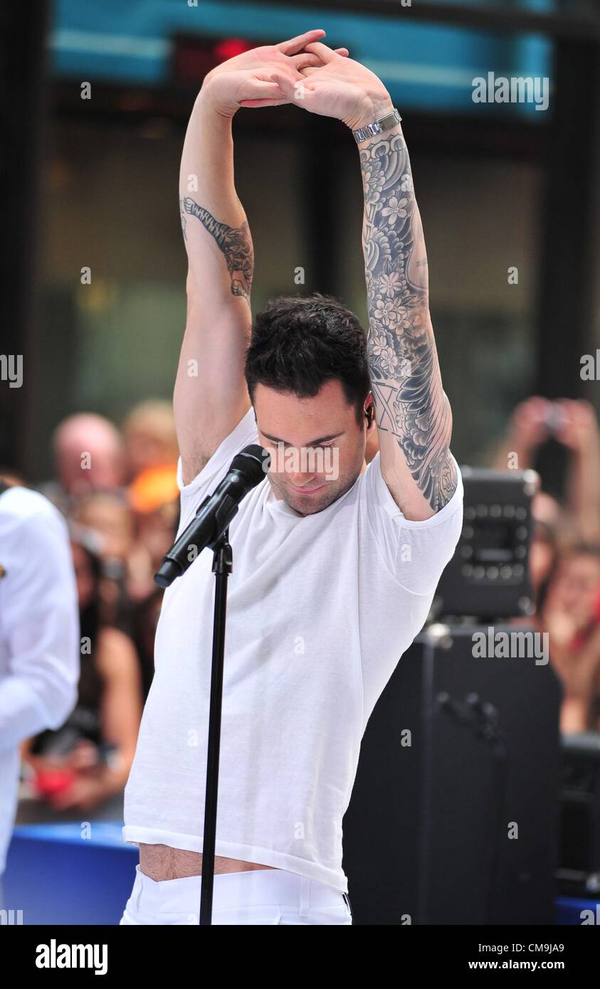 USA. Adam Levine on stage for NBC Today Show Summer Concert Series with ...