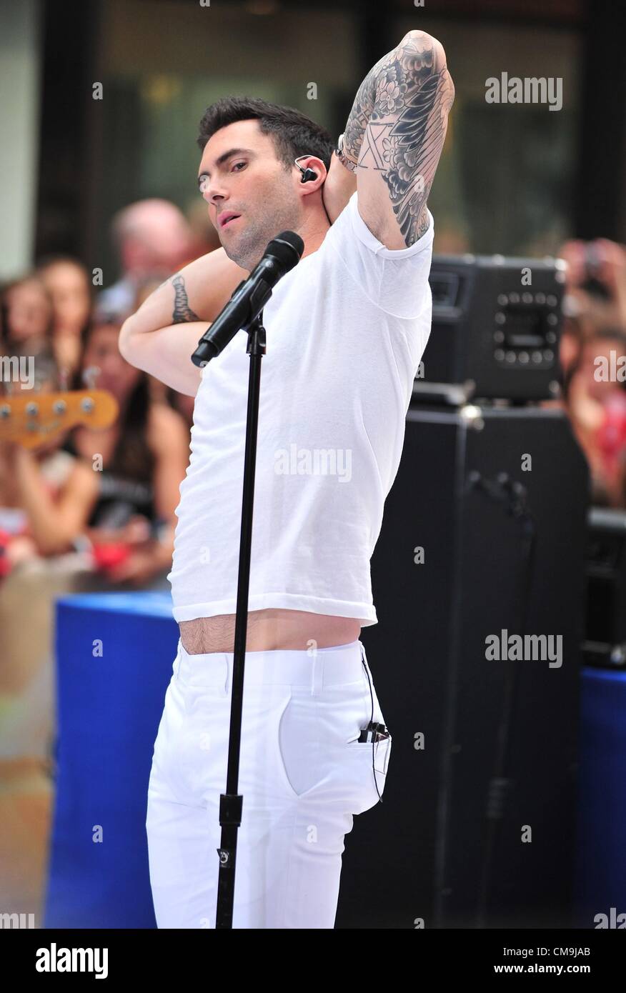 USA. Adam Levine on stage for NBC Today Show Summer Concert Series with ...