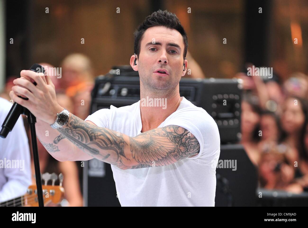USA. Adam Levine on stage for NBC Today Show Summer Concert Series with ...