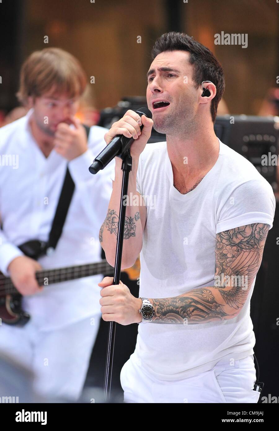 USA. Adam Levine on stage for NBC Today Show Summer Concert Series with ...