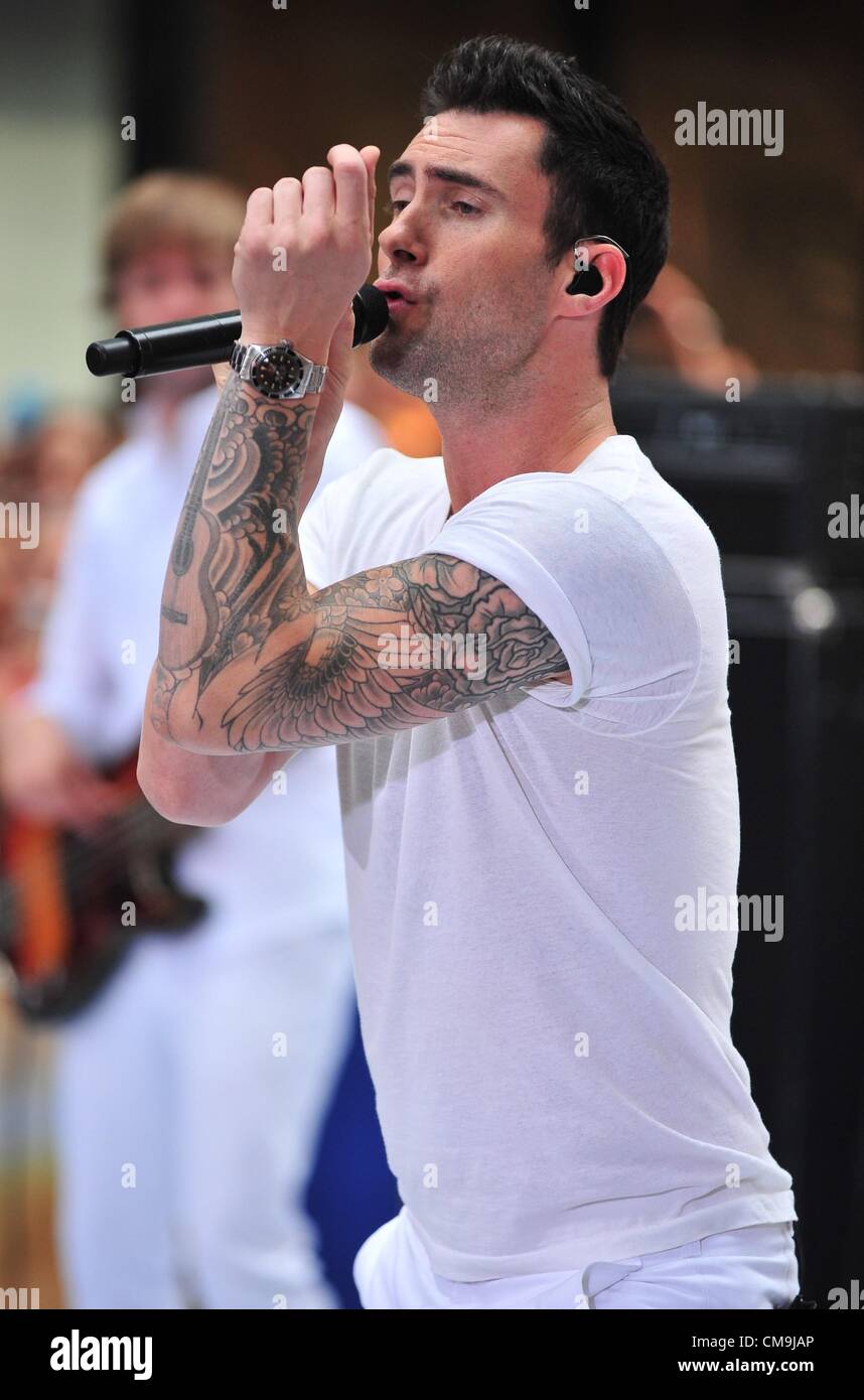 USA. Adam Levine on stage for NBC Today Show Summer Concert Series with ...