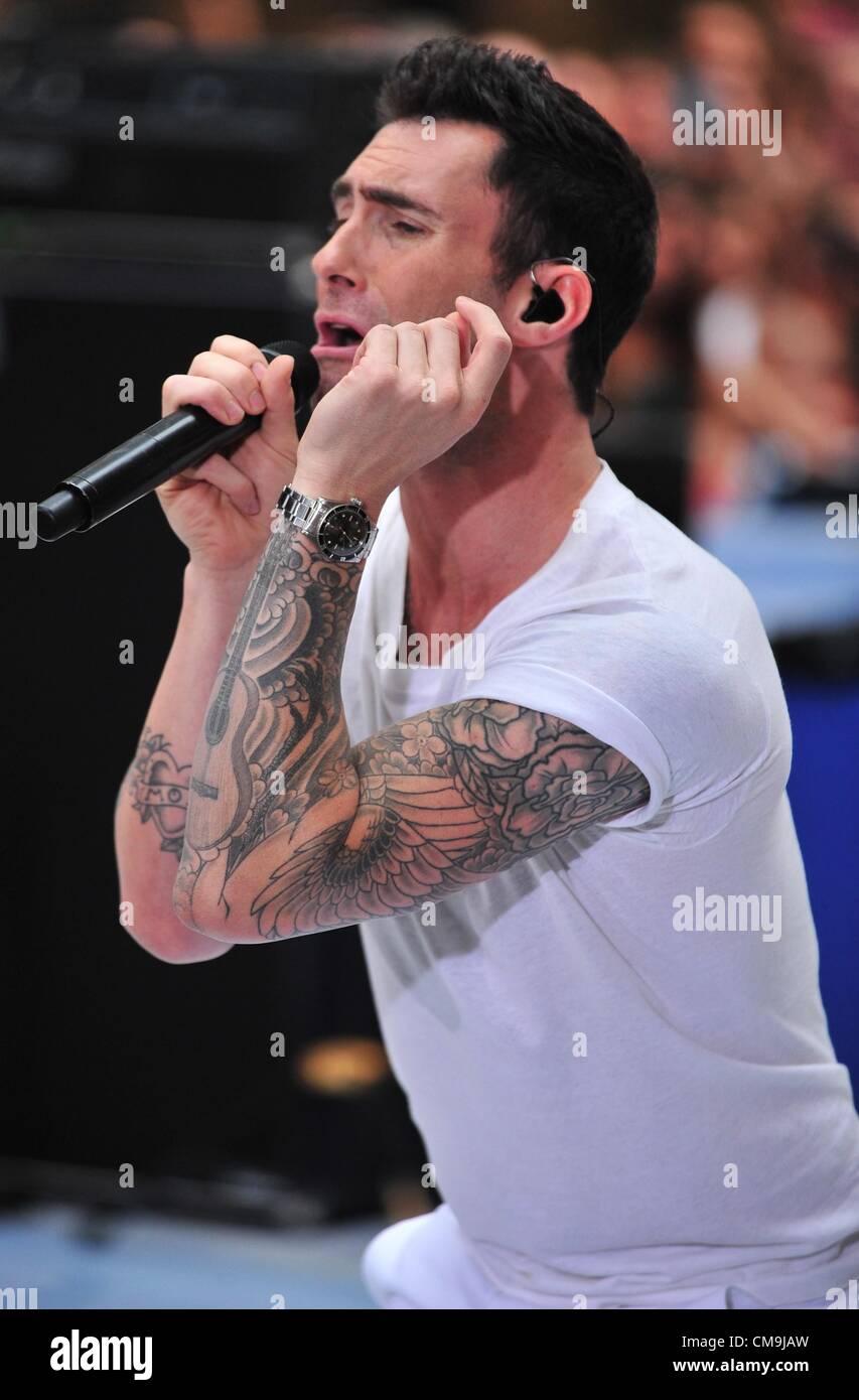 USA. Adam Levine on stage for NBC Today Show Summer Concert Series with ...