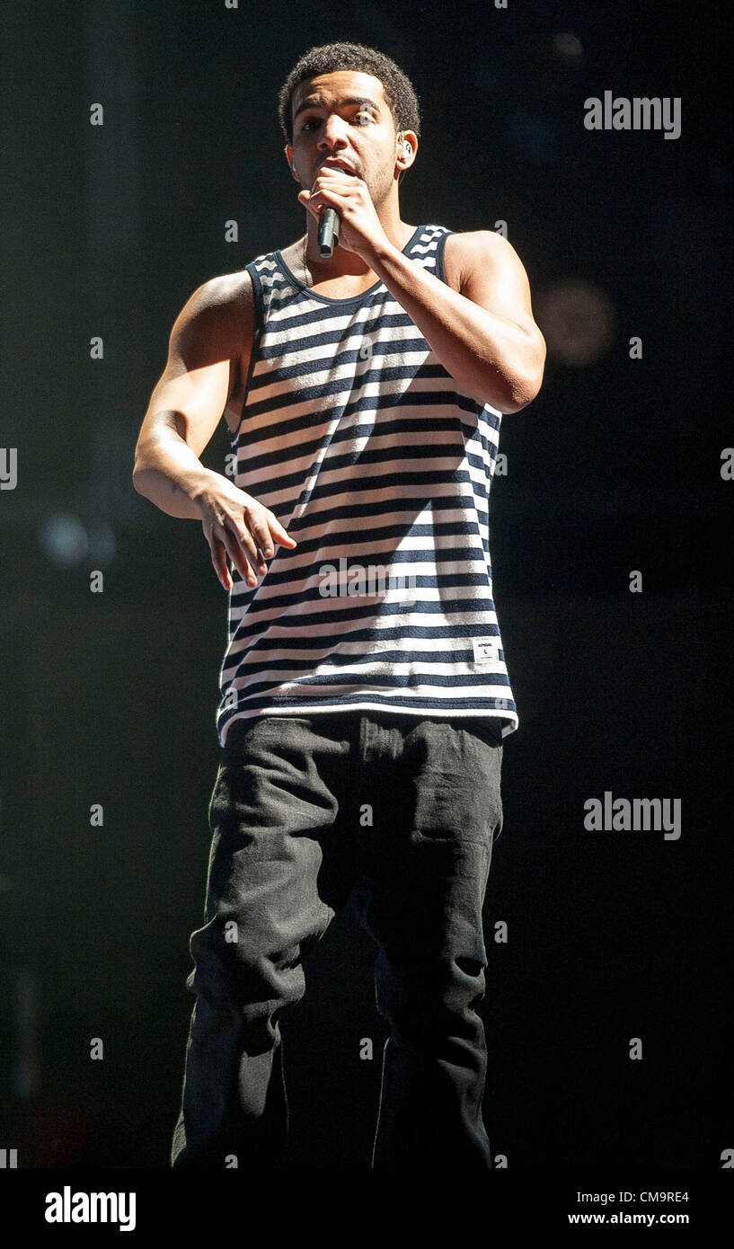 Jun. 20, 2012 - Raleigh, North Carolina; USA - Rap Artist DRAKE ...