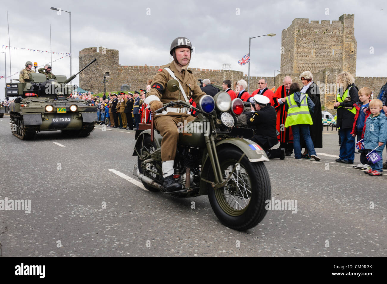 Carrickfergus, 30/06/2012 - Armed Forces Day. World War 2 Military ...