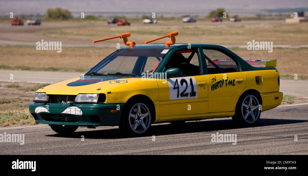 June 30, 2012 - Buttonwillow, CA, USA - The Nissan Turtle Racing Team's ...