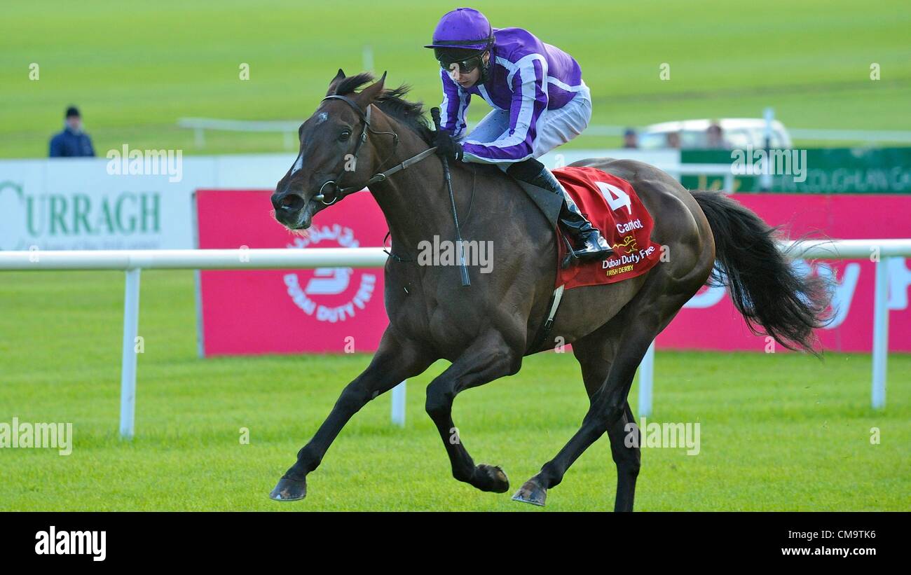 June 30, 2012 - Newbridge, Kildare, U.S. - Camelot (no. 4), ridden by ...