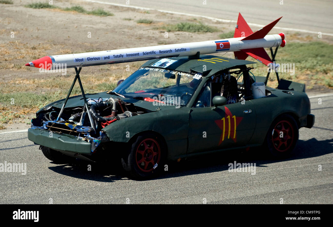 June 30, 2012 - Buttonwillow, CA, USA - Eyesore Racing's 1993 Mazda ...