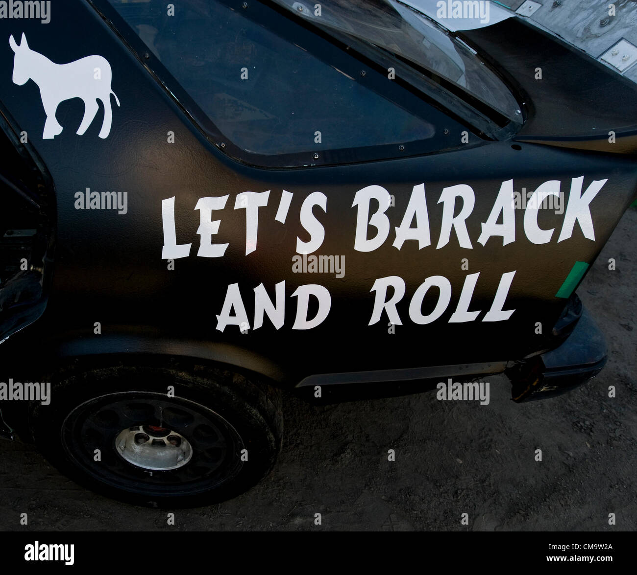 June 30, 2012 - Buttonwillow, CA, USA - Detail of Team Apathy's 1989 ...