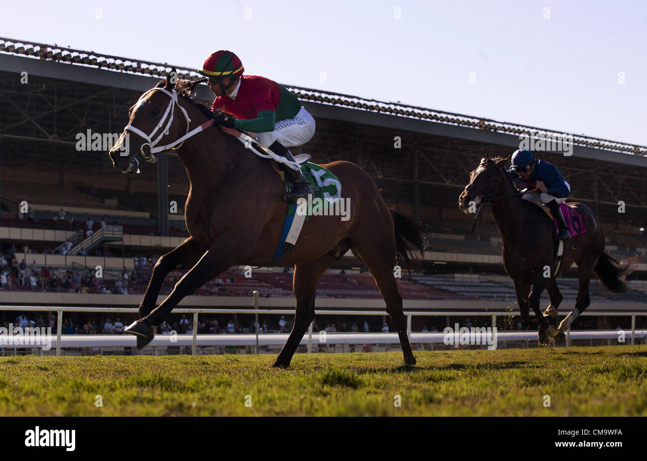 Inglewood, CA, U.S. - Jeranimo with Garrett Gomez aboard wins the ...