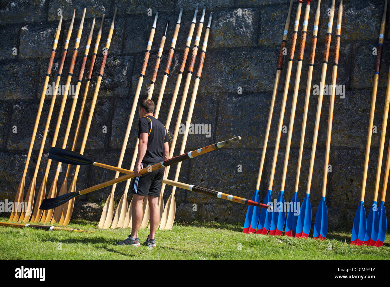 Weymouth, UK Saturday 30 June 2012. Weymouth Rowing Regatta - teams ...