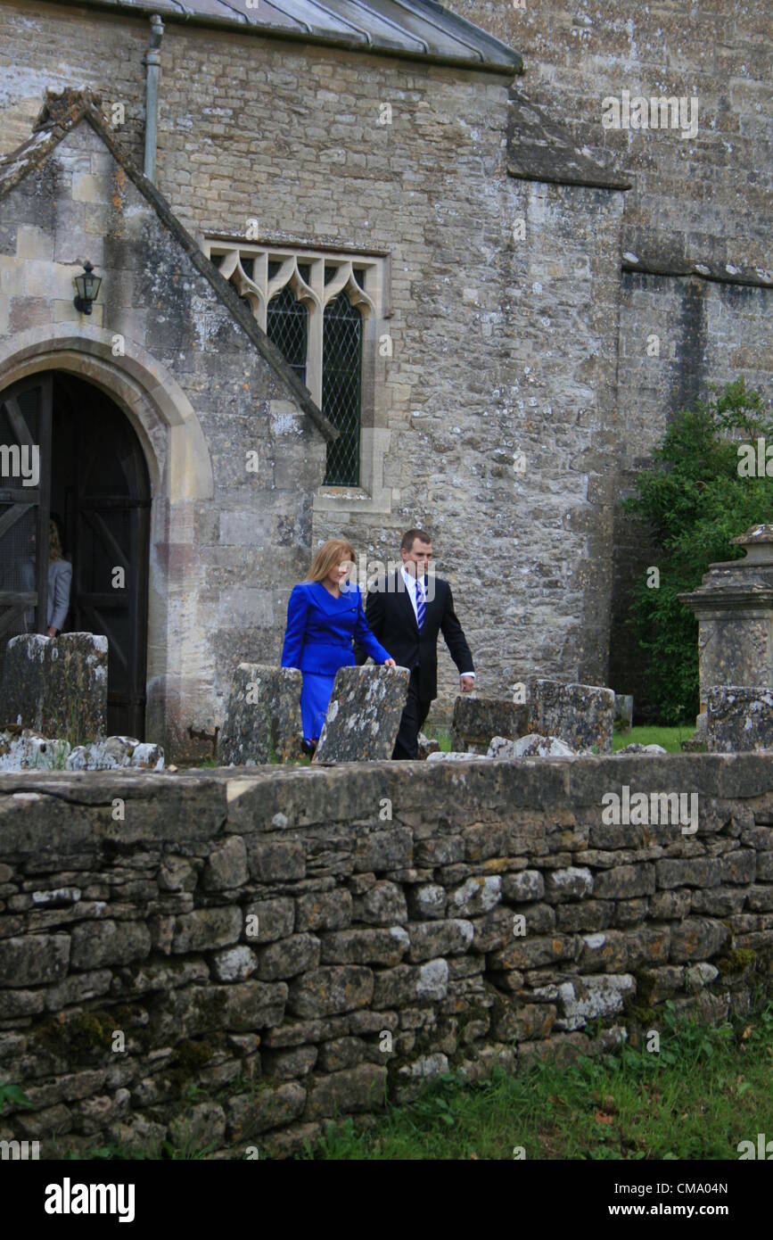 Cherington Gloucestershire,UK. 30 June, 2012. Autumn Phillips and Peter ...