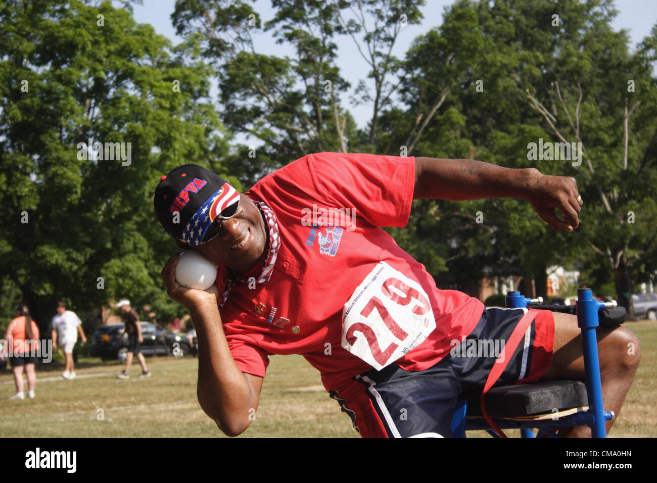 National Wheelchair Games athlete Rodney Roscoe participates in the ...
