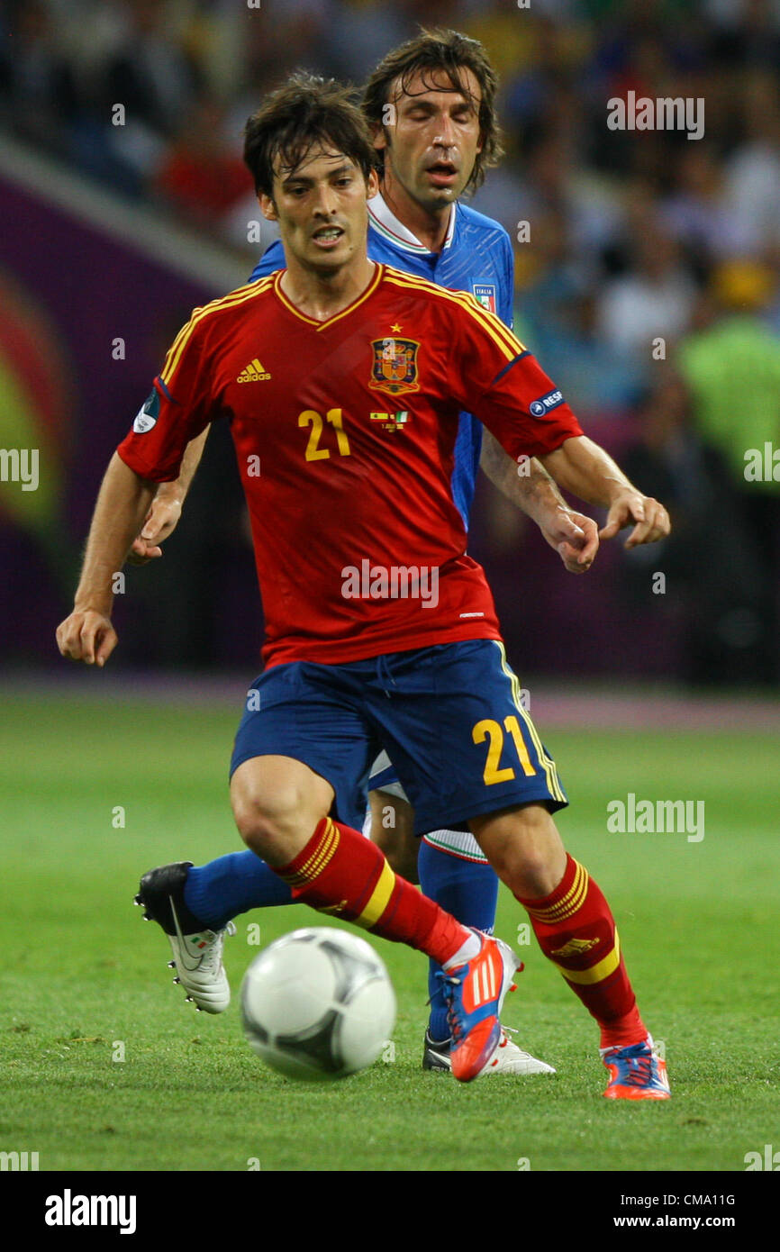 2012 spain italy euro david silva hi-res stock photography and images ...
