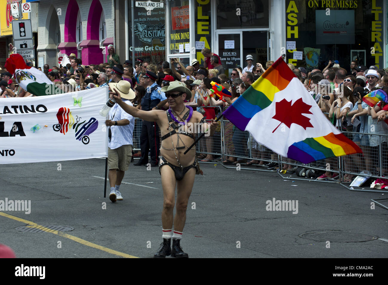 July 1 2012 Toronto Ontario Canada The 32nd Annual Toronto Pride Parade Gathered Hundreds