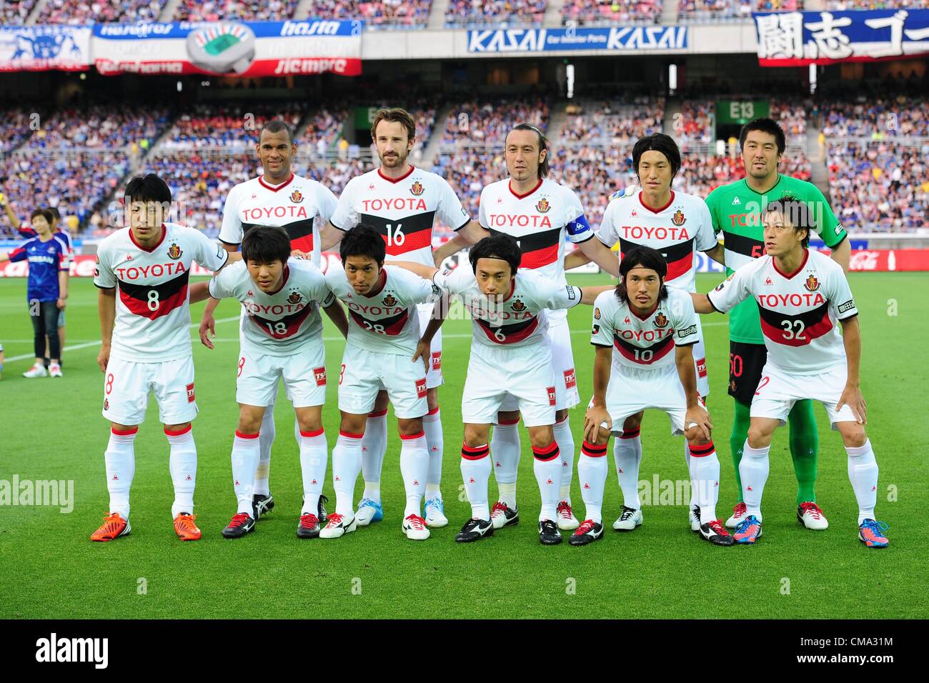 Nagoya Grampus team group line-up, JUNE 30, 2012 - Football / Soccer ...