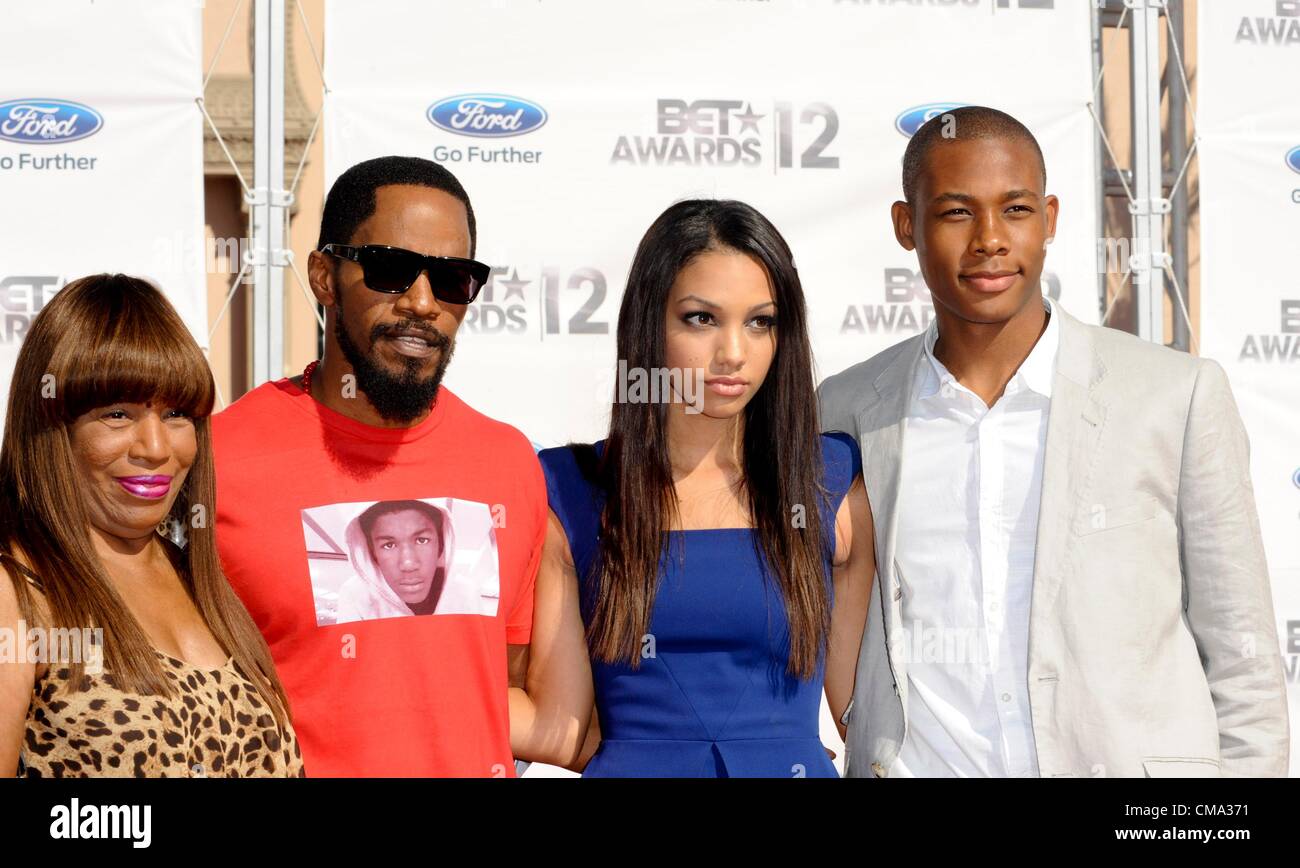 Jamie Fox at arrivals for BET Awards, Shrine Auditorium, Los Angeles ...