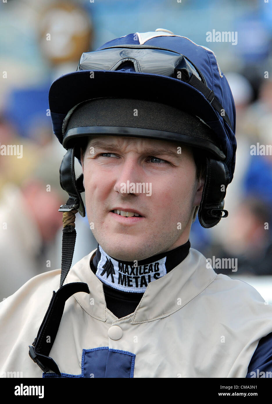 TOM QUEALLY JOCKEY DONCASTER RACECOURSE DONCASTER ENGLAND 29 June 2012 ...