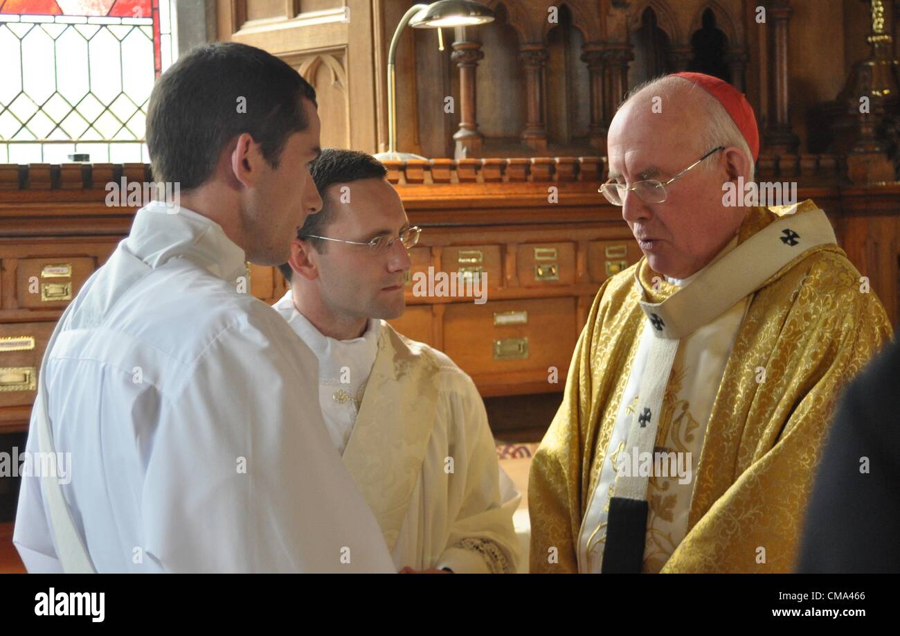 Ordination of a catholic priest hi-res stock photography and images - Alamy