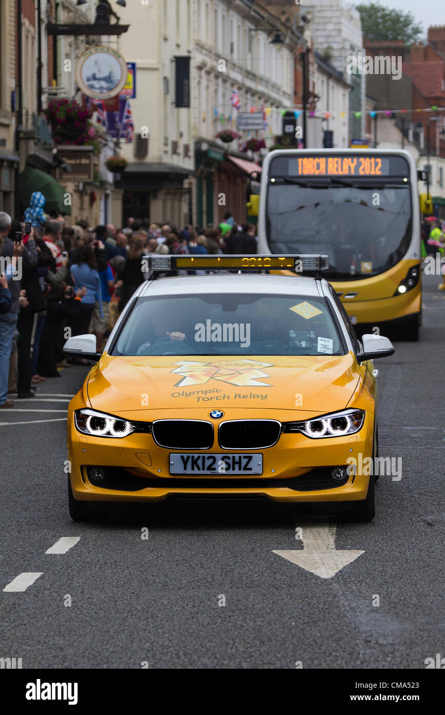Olympic relay vehicles hi-res stock photography and images - Alamy
