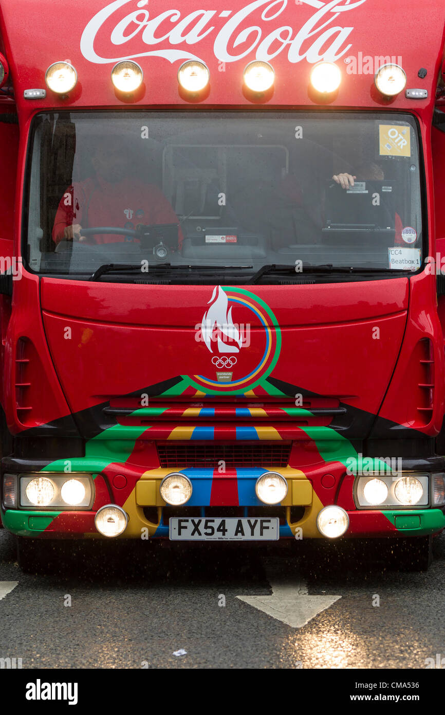 Olympic relay vehicles hi-res stock photography and images - Alamy