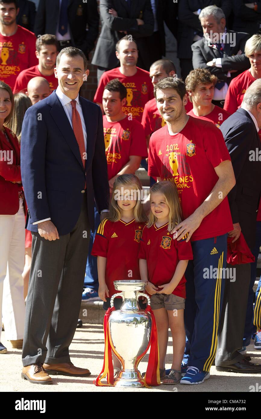 July 2, 2012 - Madrid, Spain - King Juan Carlos, Prince Felipe ...
