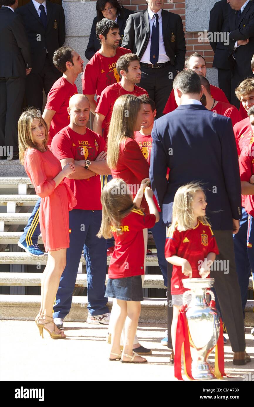 July 2, 2012 - Madrid, Spain - King Juan Carlos, Prince Felipe ...