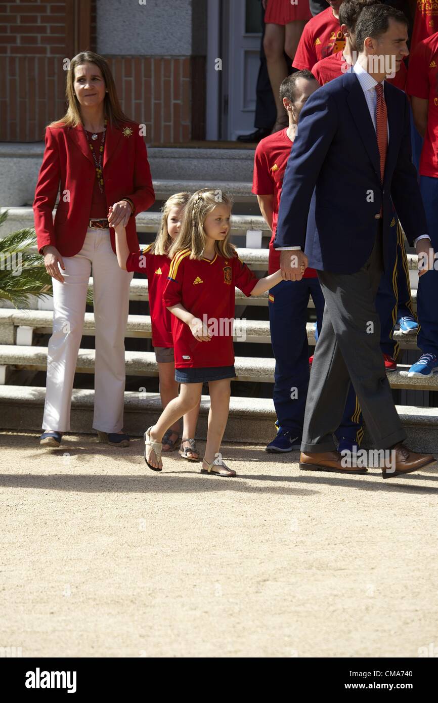 July 2, 2012 - Madrid, Spain - King Juan Carlos, Prince Felipe ...
