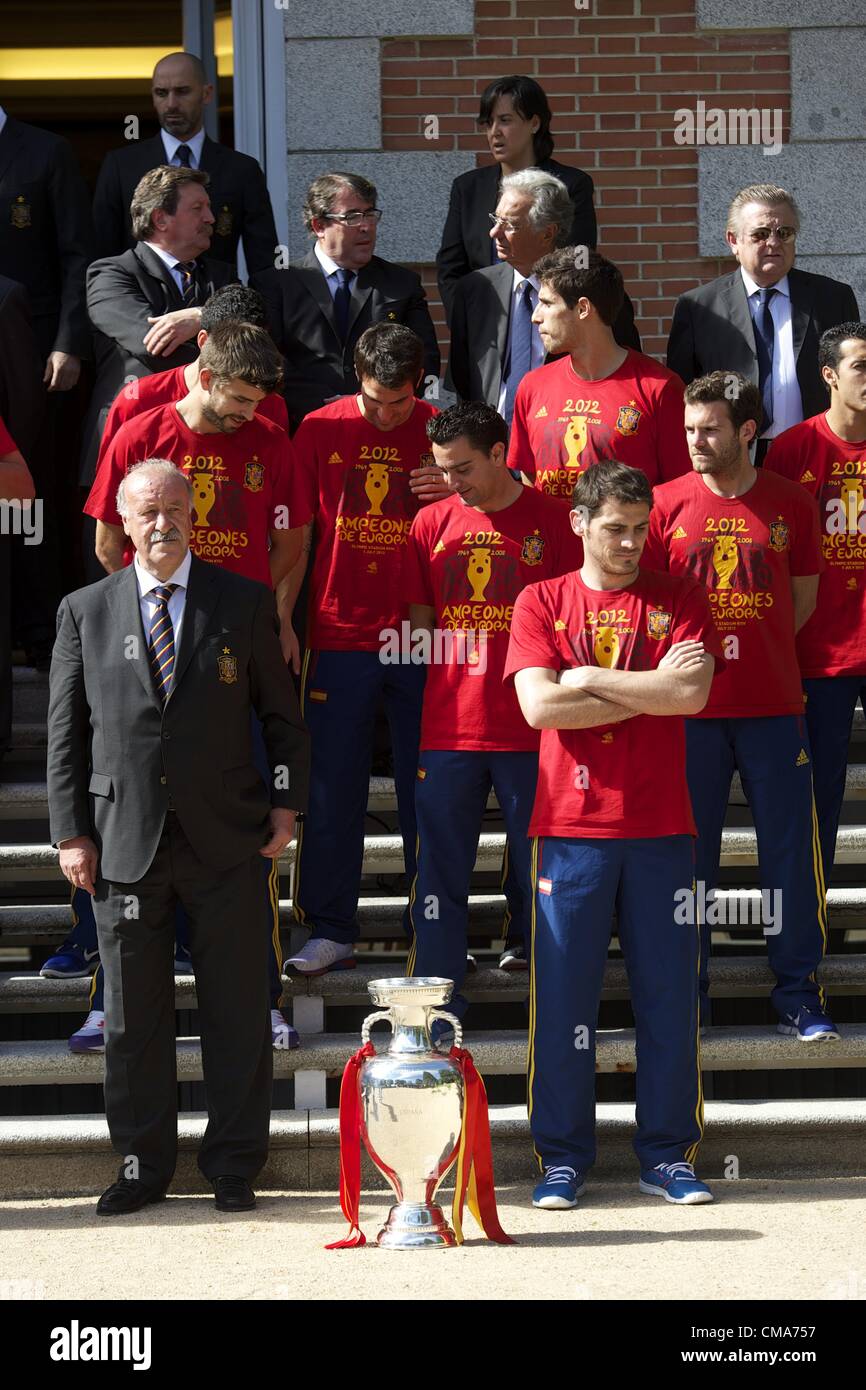 July 2, 2012 - Madrid, Spain - King Juan Carlos, Prince Felipe ...