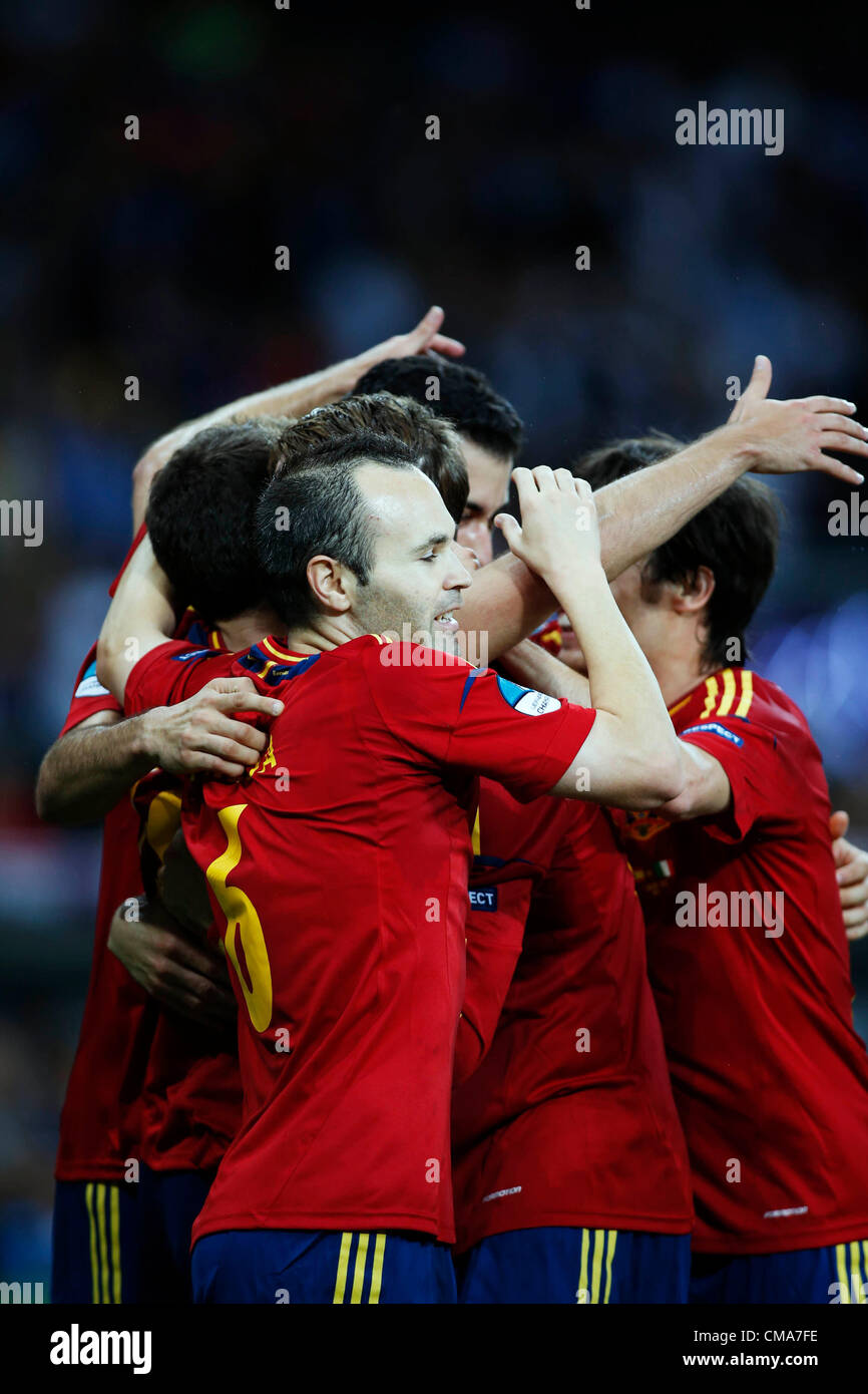 Andres Iniesta (ESP), JULY 1, 2012 - Football / Soccer : UEFA EURO 2012 ...