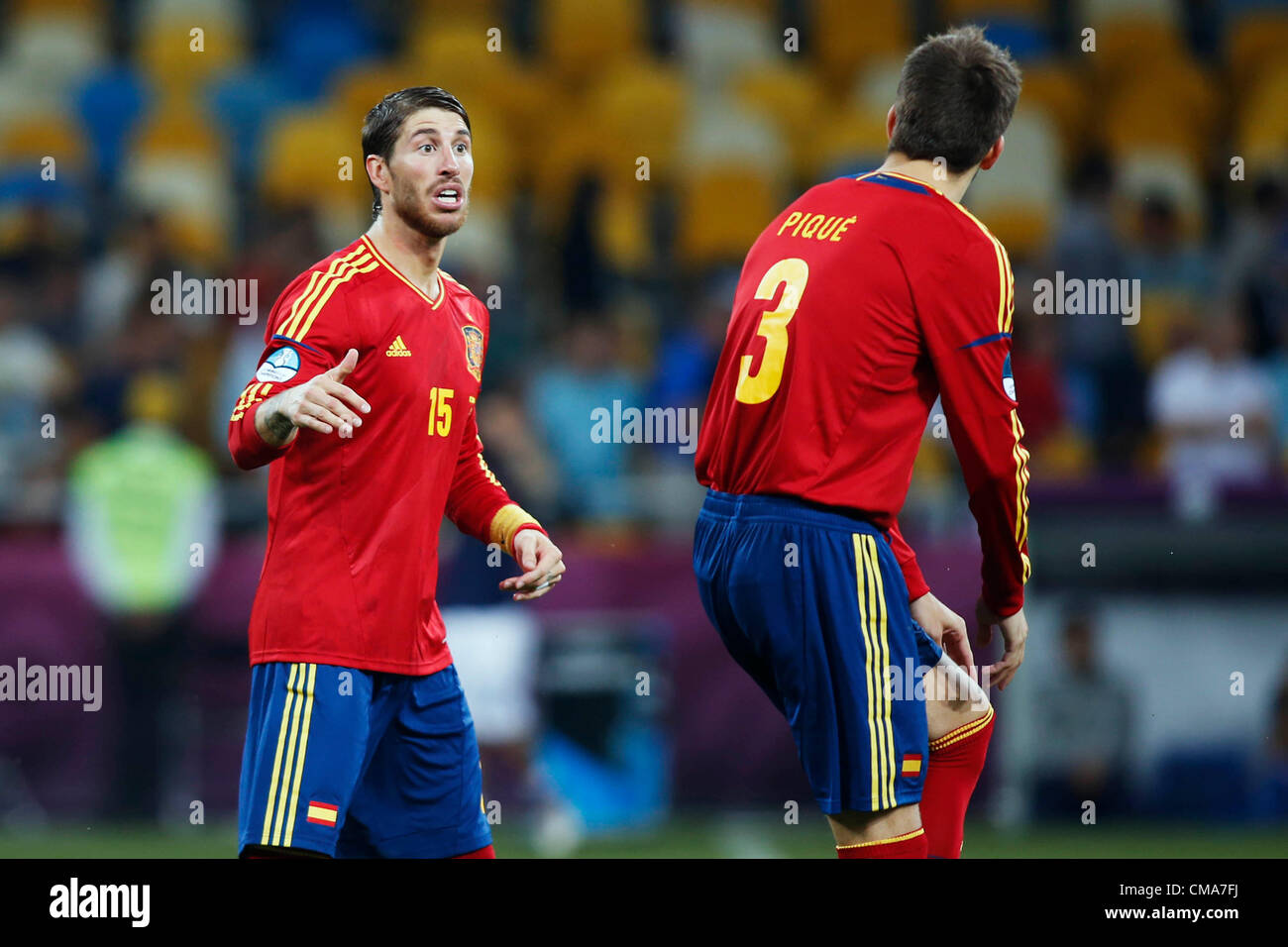 Sergio Ramos (ESP), JULY 1, 2012 - Football / Soccer : UEFA EURO 2012 ...