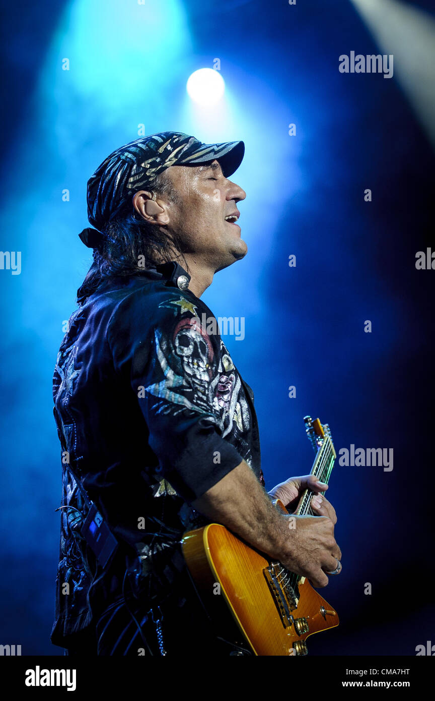 July 2, 2012 - Toronto, Ontario, Canada - Guitarist MATTHIAS JABS of ...
