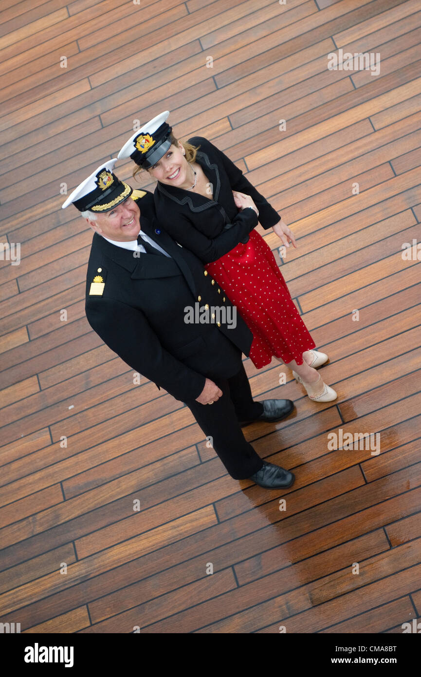 Tuesday 3rd July 2012. Darcy Bussell pictured with Commadore Steve ...