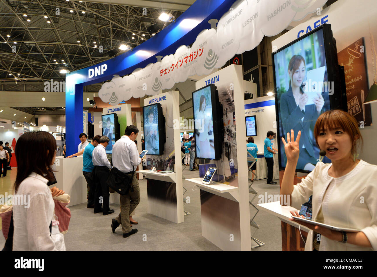 July 4, 2012, Tokyo, Japan - The worlds largest trade show for e-Book ...