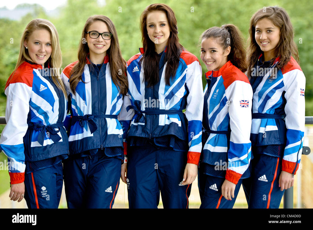 Loughborough, UK. Wednesday 4th July 2012. GB Gymnastics Team ...