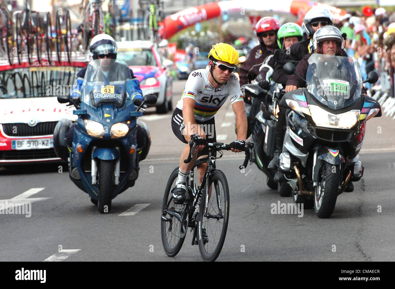 04.07.2012. Rouen, France. Tour de France Cycling Tour Stage 4 ...