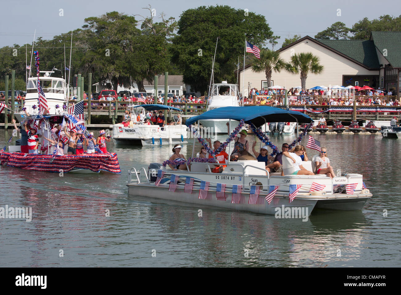 Murrells inlet boat parade hi-res stock photography and images - Alamy