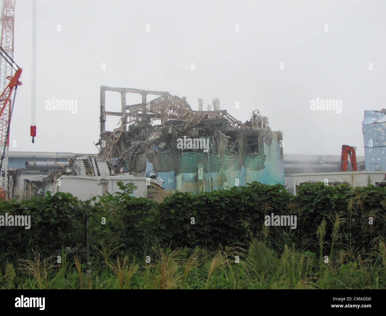 Sept. 15, 2011 - Fukushima, Japan - In this handout picture taken on ...