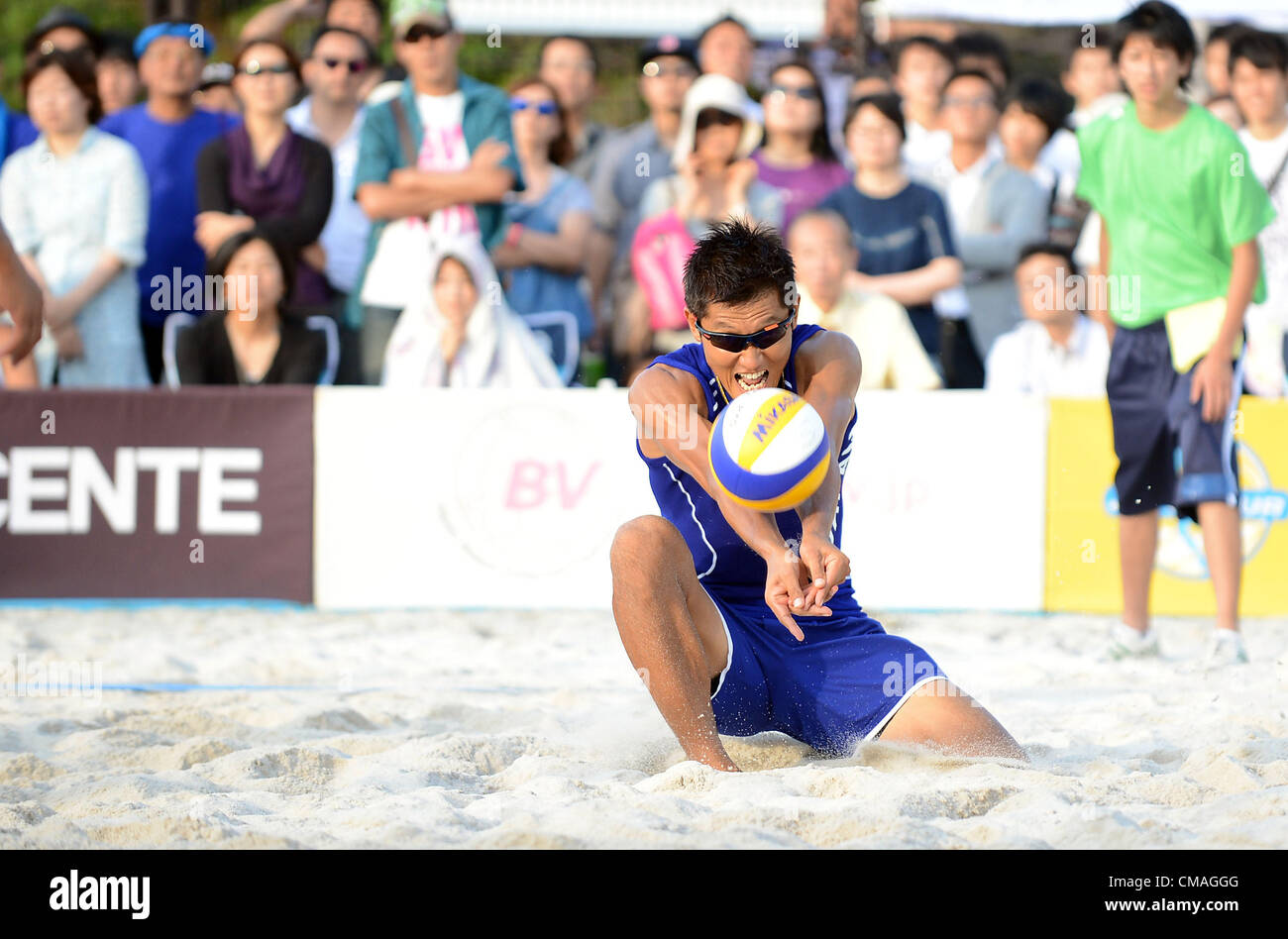 Kentaro Asahi, JULY 4 2012 - Volleyball : - Beach Volleyball ...