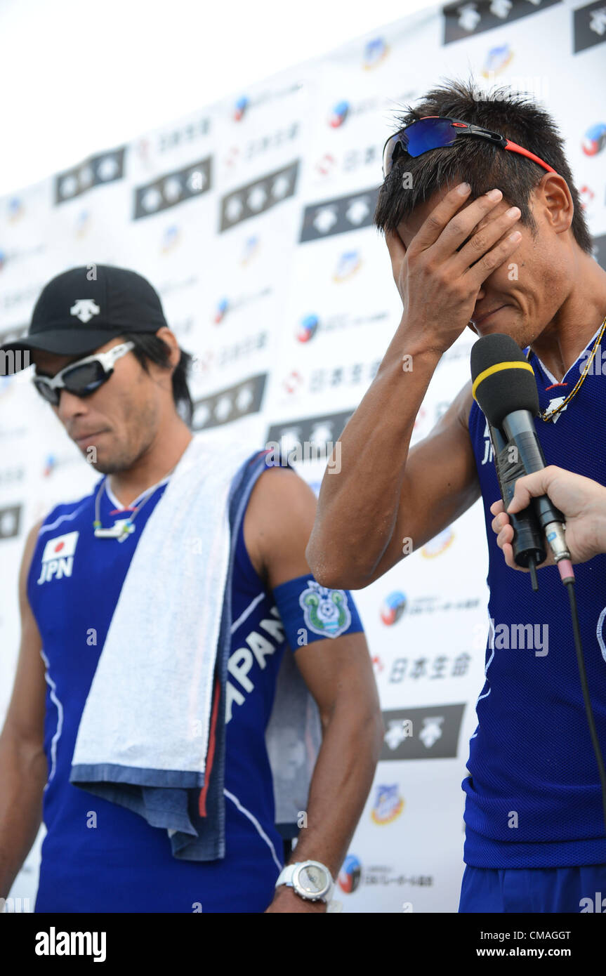 (L to R) Katsuhiro Shiratori, Kentaro Asahi, JULY 4 2012 - Volleyball ...