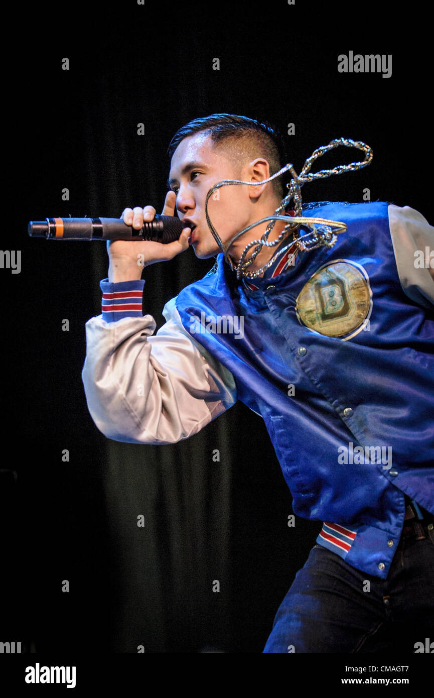 July 4, 2012 - KEV NISH, member of American hip hop quartet Far East ...