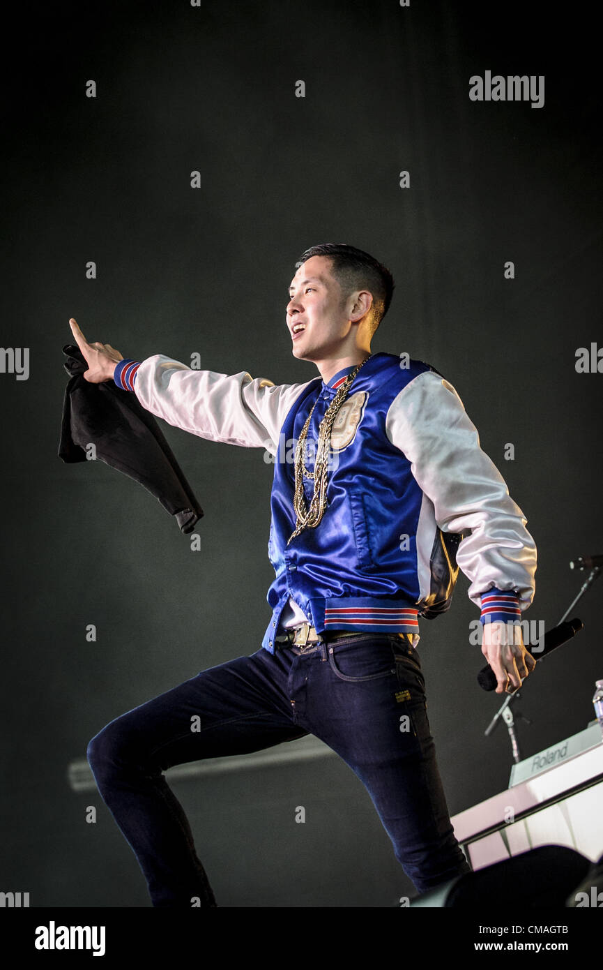 July 4, 2012 - KEV NISH, member of American hip hop quartet Far East ...