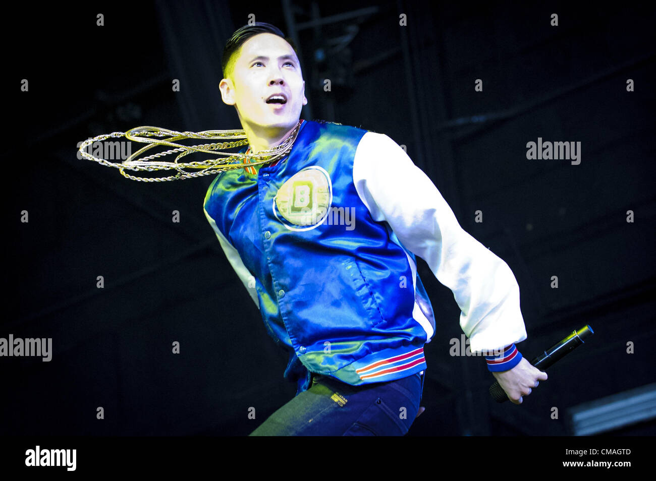 July 4, 2012 - KEV NISH, member of American hip hop quartet Far East ...