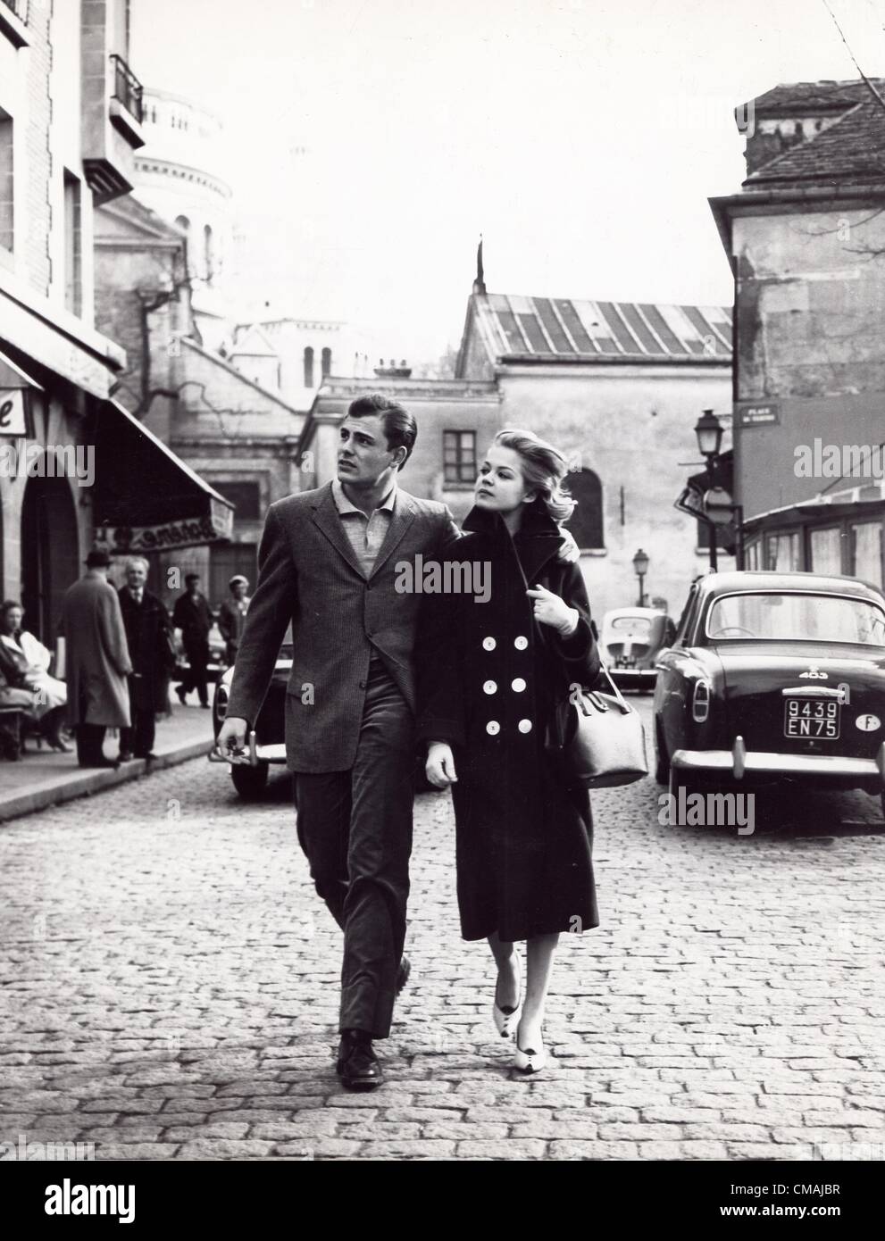 SANDRA DEE with John Saxon to Paris.AKA Alexandra Zuckill.Supplied by ...